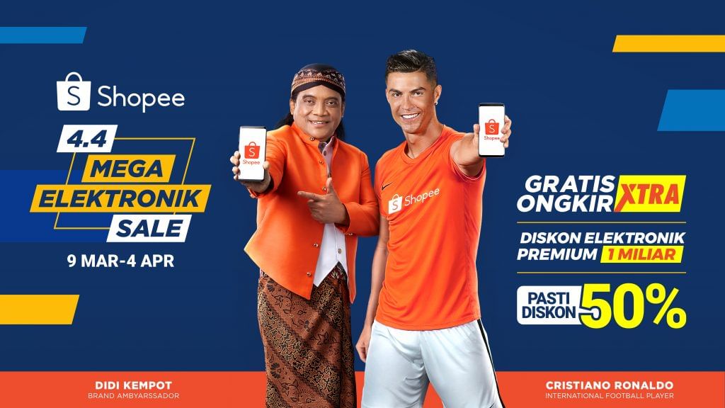 Shopee Hadirkan Promo 4.4 Mega Elektronik Sale
